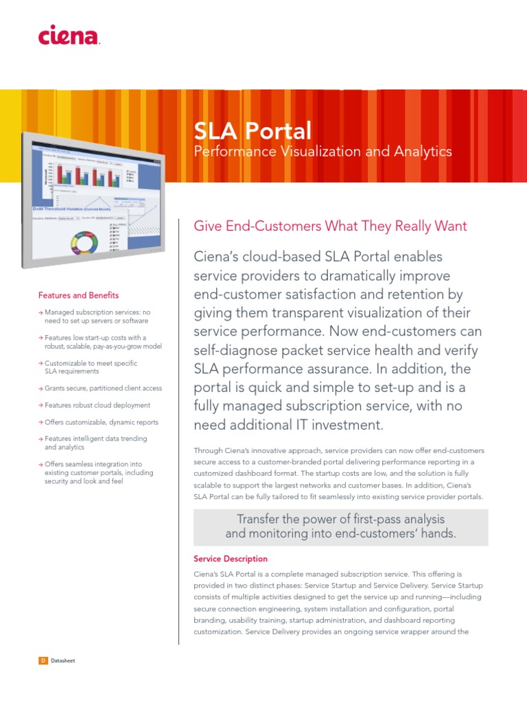 SLA Portal | PDF | Cloud Computing | Information And Communications ...