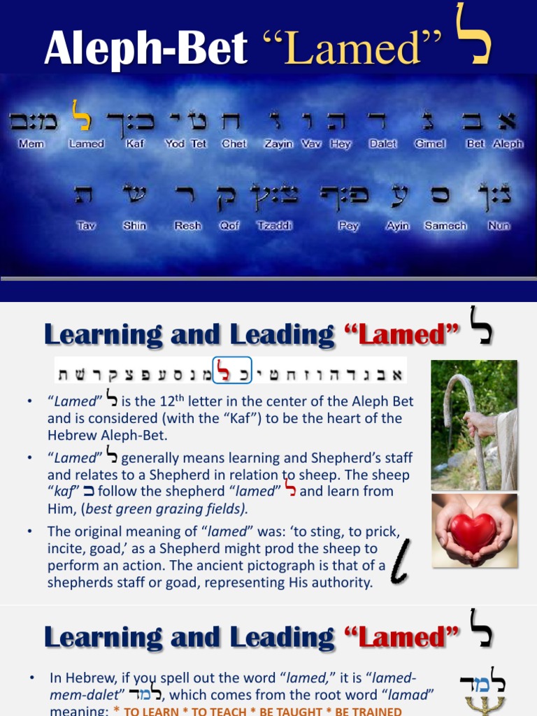 Aleph-Bet - Letter Lamed | Religion & Spirituality
