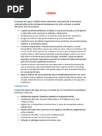 Signo de Godet y Clasificación del Edema | PDF