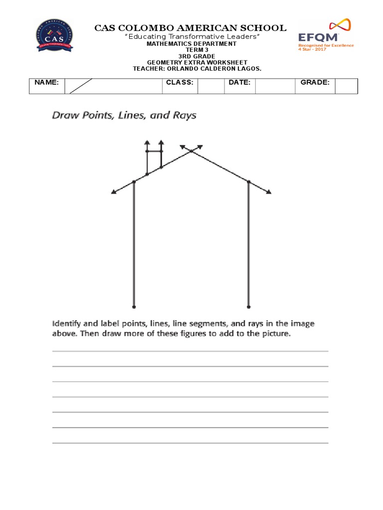 Geometry Extra Worksheet | PDF