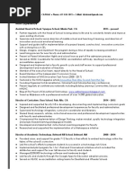 TCS Resume Format Guidelines | PDF | Résumé | Computing