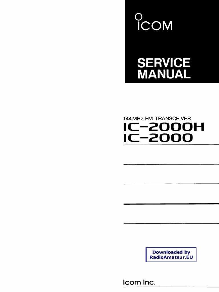 Manual - IC200 - ICON | PDF