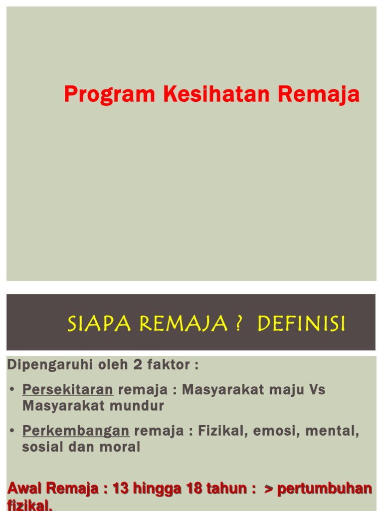 Panduan Kesihatan untuk Remaja | PDF | Kesehatan Holistik | Gaya Hidup