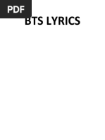 BTS Complete Song List 2013-2019 | PDF | Popular Music | Albums
