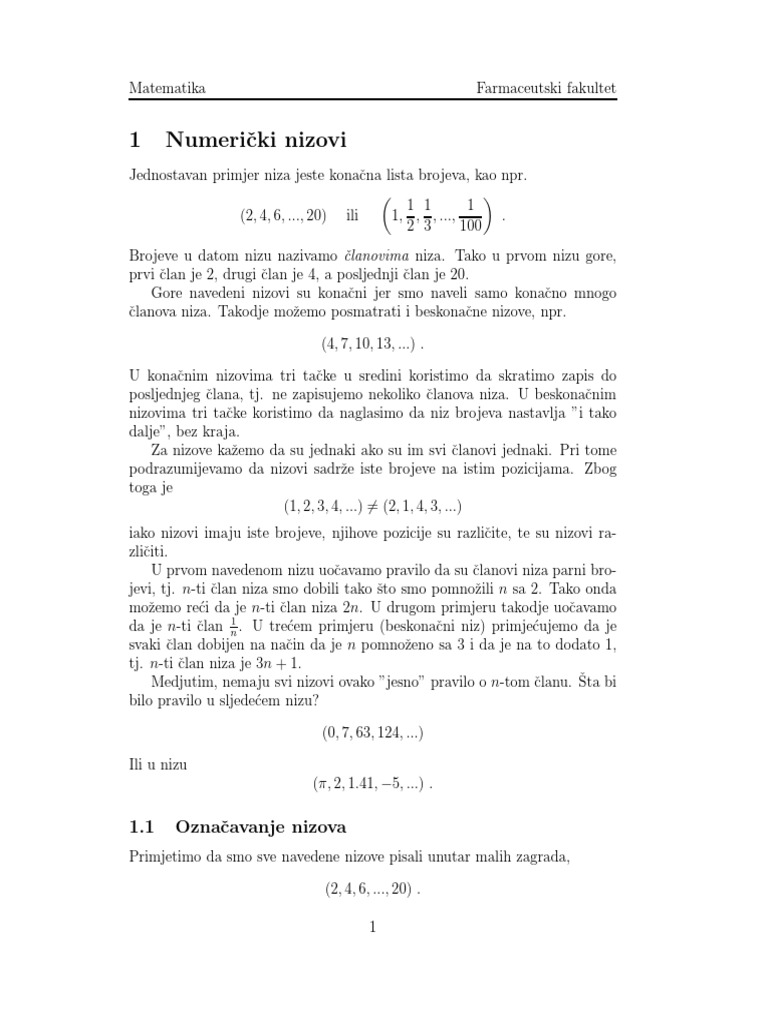 Numericki Nizovi | PDF