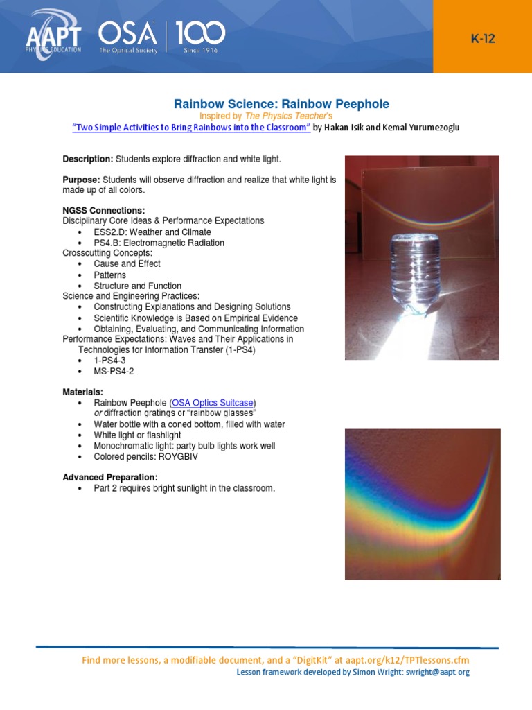 Rainbow | PDF | Rainbow | Light