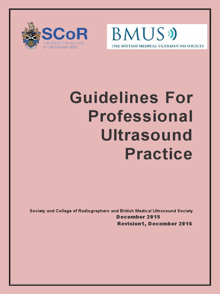 2016.11.30 Guidelines Revision1 Final 0 | PDF | Medical Ultrasound ...