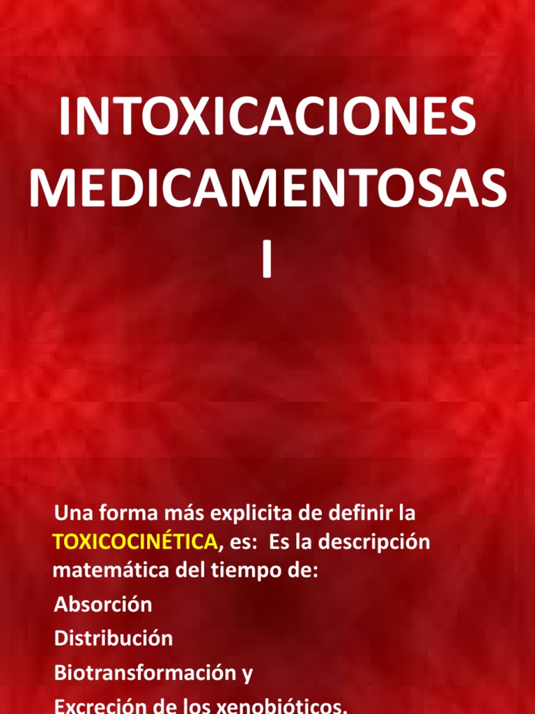 Intoxicaciones Medicamentosas I - II | PDF | Naloxona | Especialidades ...