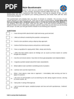 Transactional Analysis Questionnaire | PDF | Social Institutions | Social Science