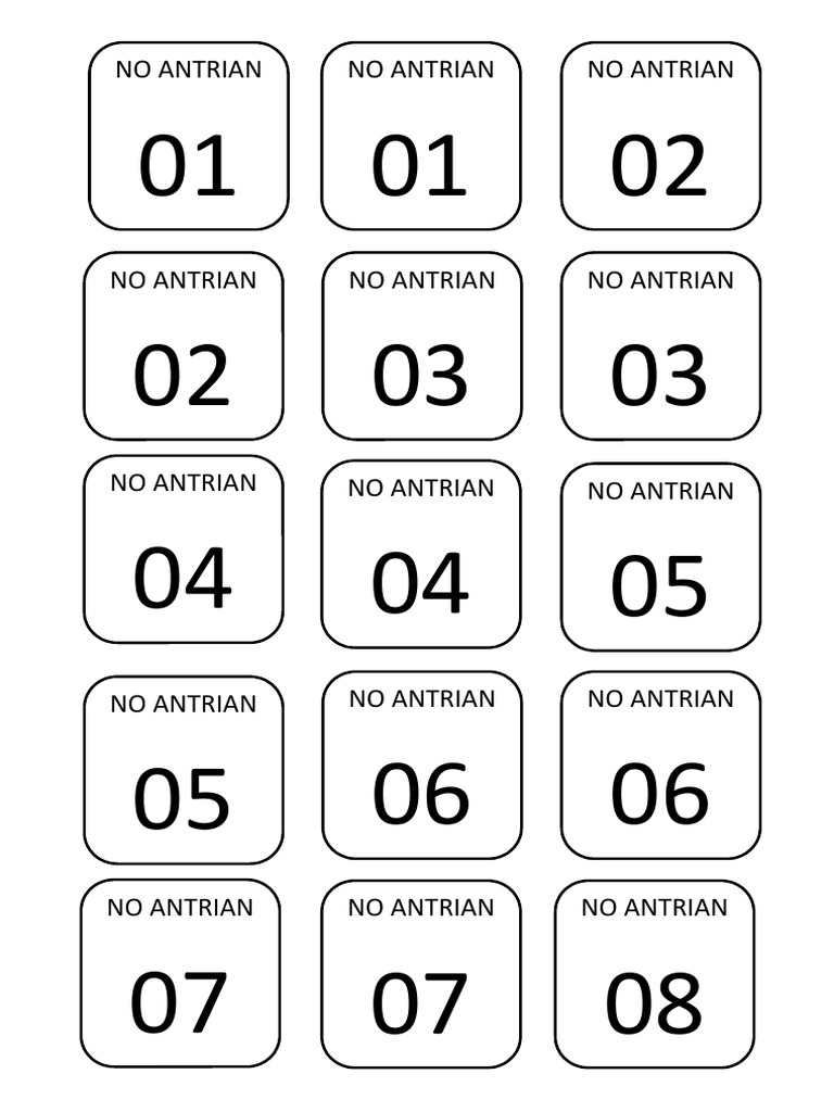 No Antrian No Antrian No Antrian | PDF