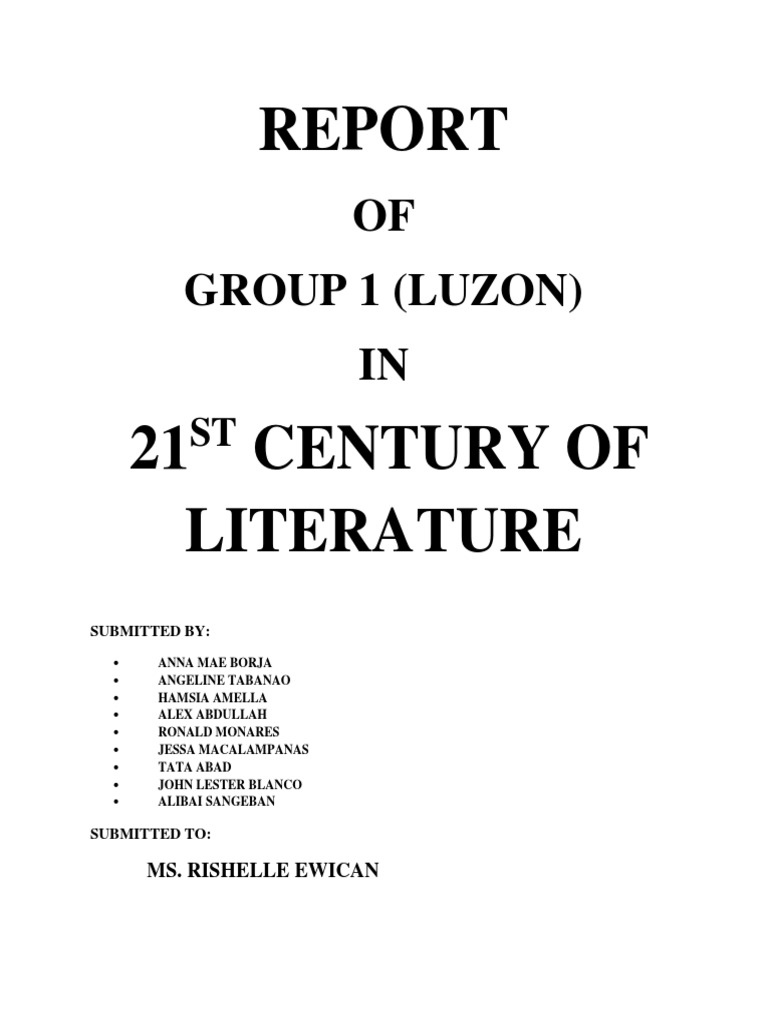 LUZON LITERATURE | Luzon | Philippines