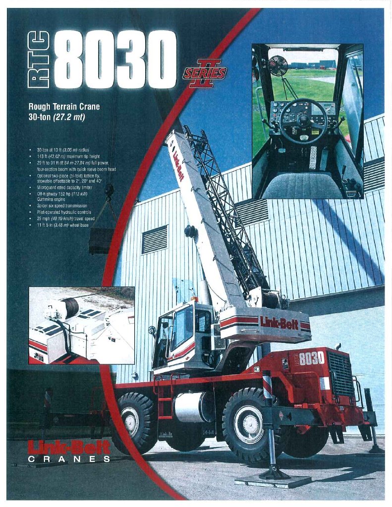 Link-Belt RTC-8030 Series II | PDF | Home & Garden