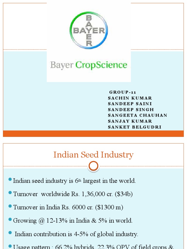 Group 11 - Bayer Crop Science | PDF | Bayer | Biotechnology