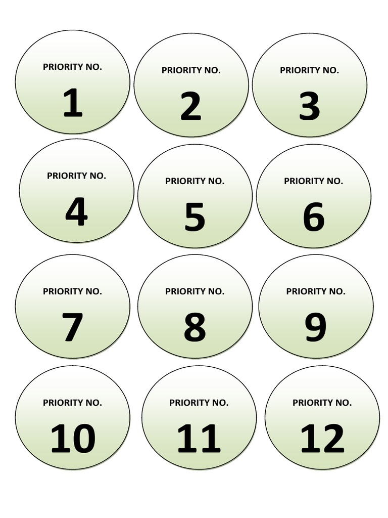 Priority No. Priority No. Priority No | PDF