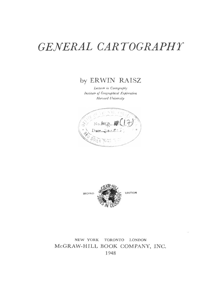 RAISZ, Erwin - General Cartography 1948 PDF | PDF | Cartography | Map