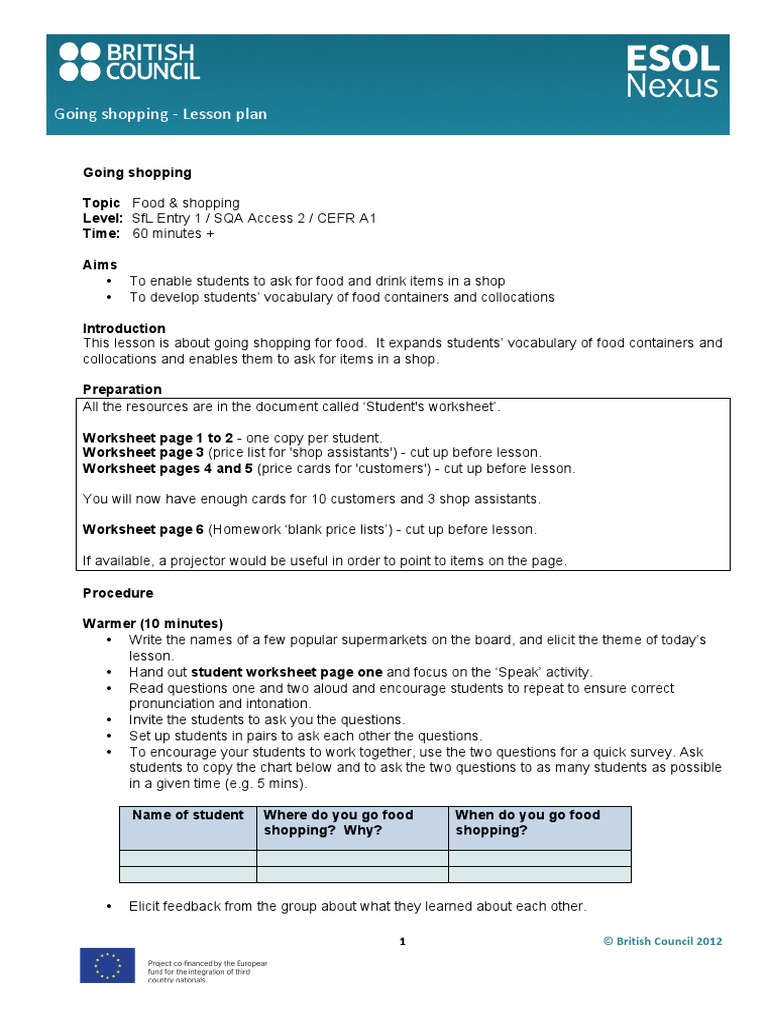 Consumerism Lesson Plan | PDF | Crossword | Retail