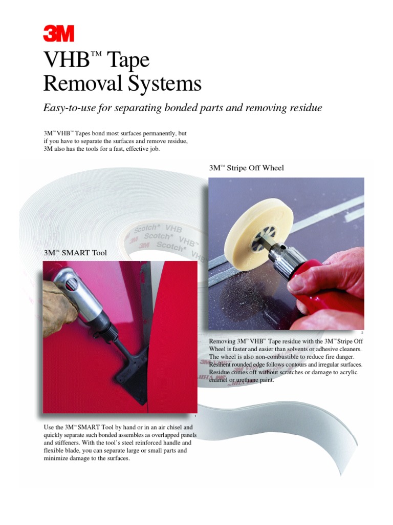 3M VHB Tape Removal Systems | PDF | Legal Liability | Business