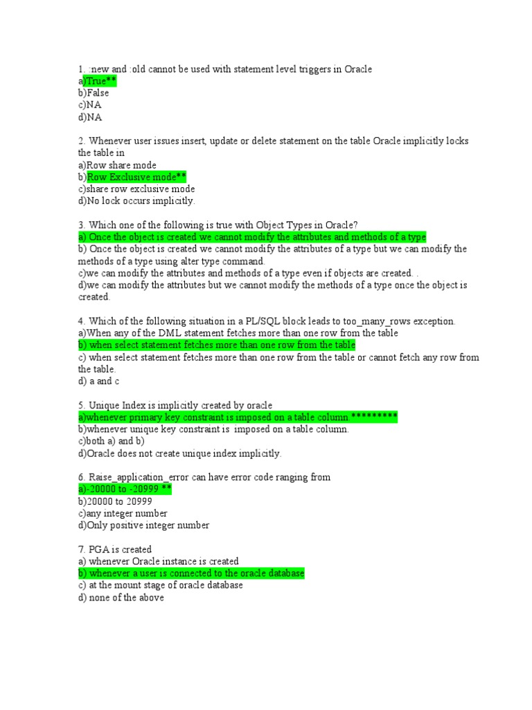 Oracle 123 | PDF | Oracle Database | Pl/Sql