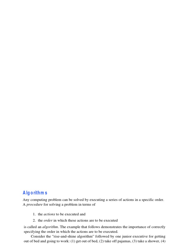 An Introduction to Algorithms and Pseudocode for Structured Programming ...