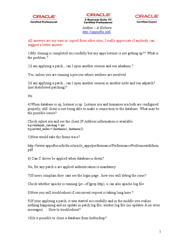 Interview Questions | PDF | Oracle Database | Java Server Pages