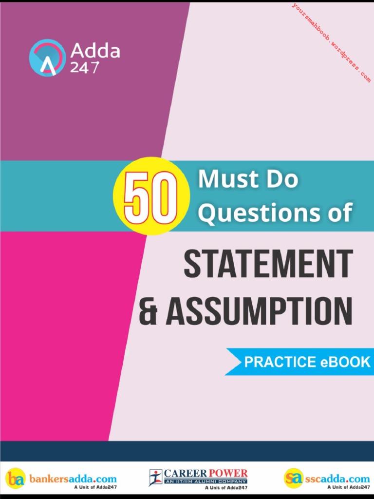 Statement Assumption | PDF
