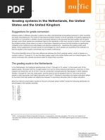 Trinity College Dublin Grade Conversion | PDF | Academia | Students