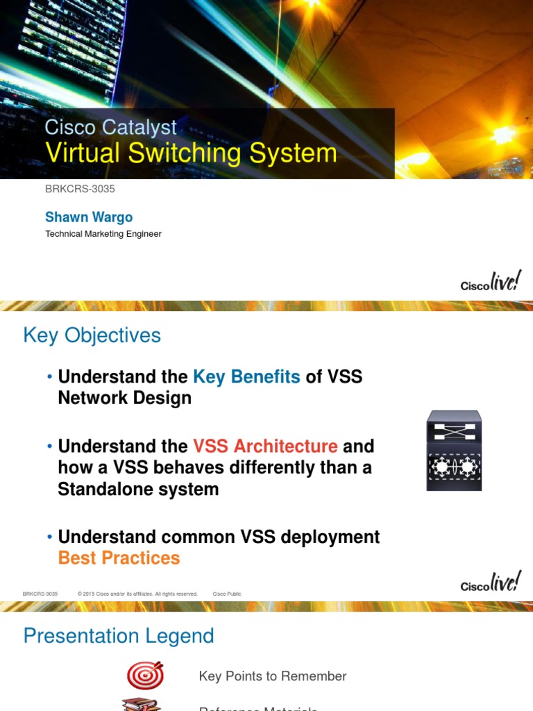 VSS Cisco Live | Download Free PDF | Network Switch | Computer Network