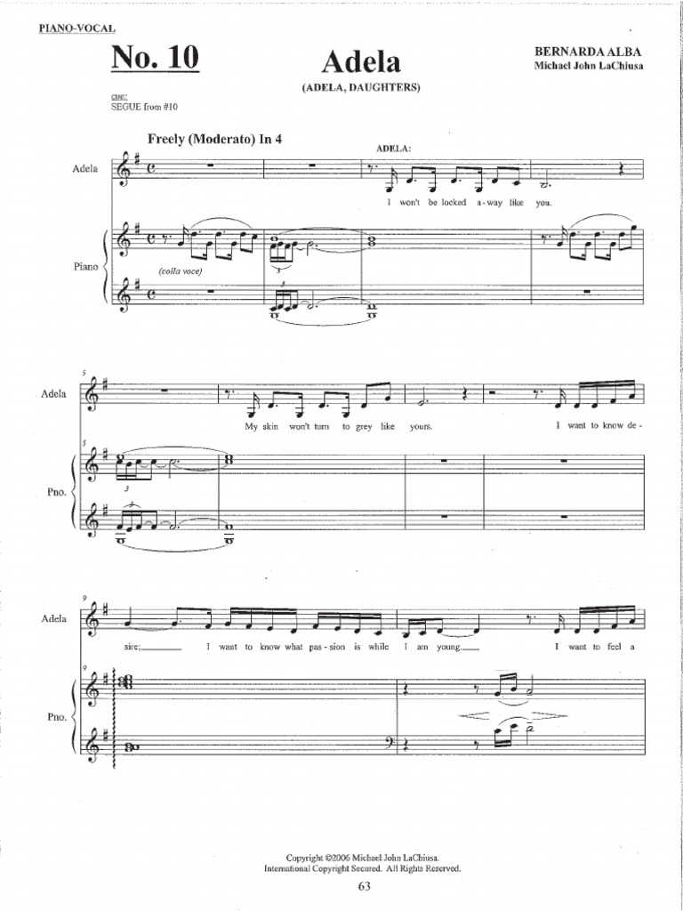 Adela From Bernarda Alba | PDF