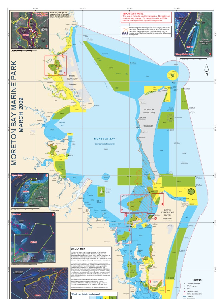 Moreton Bay Park Map | PDF | Geodesy | Navigation