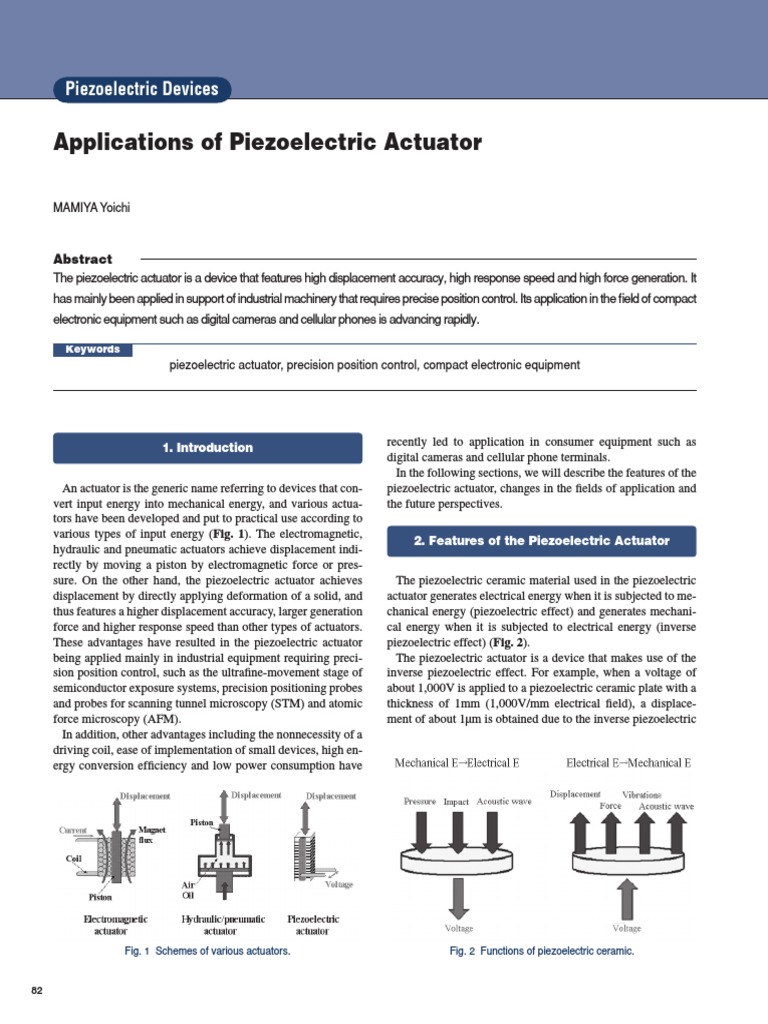 Fundamental Understanding of Piezoelectric Strain Sensors | PDF ...