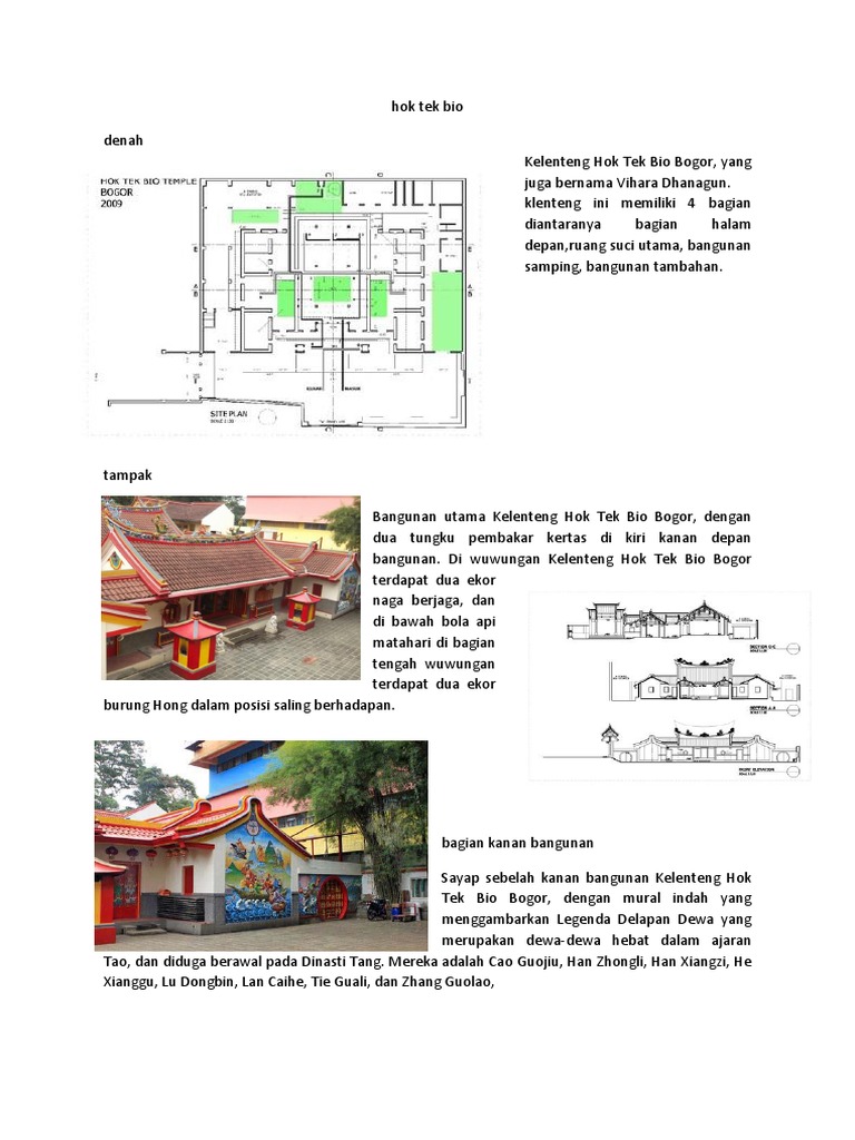 Arsitektur dan Ritual di Hok Tek Bio | PDF