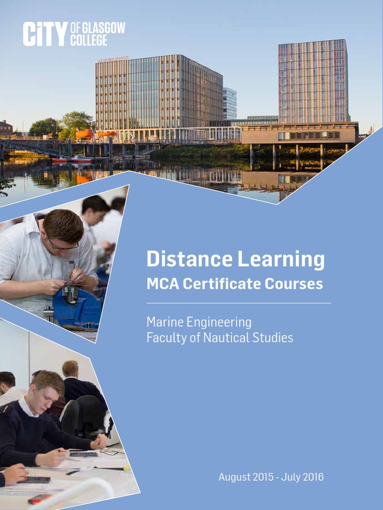 Distance Learning MCA Certificate Courses in Marine Engineering: Chief ...