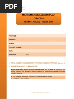 Grade 9 Numeric and Geometric Patterns | PDF | Numbers | Mathematics