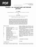 Nozzle Loads | PDF | Stress (Mechanics) | Chemical Engineering