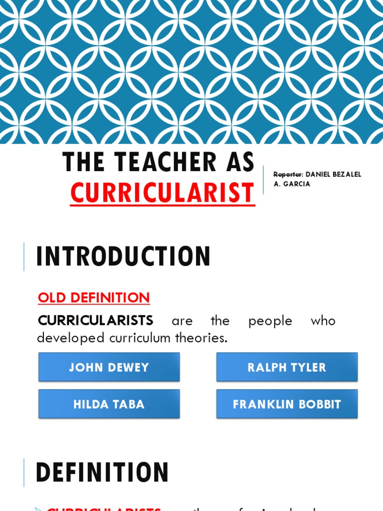 The Teacher As Curricularist | PDF | Career & Growth | Self-Improvement