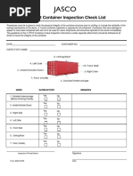 Panalpina 7-Point Container Inspection Checklist | PDF