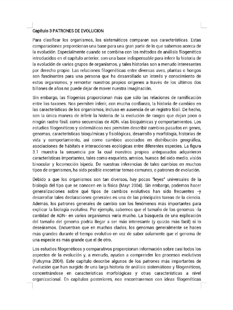 Capitulo 3 Futuyma PDF | PDF