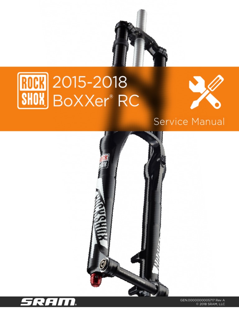 2015-2018 Boxxer RC: Service Manual | PDF | Screw | Suspension (Vehicle)