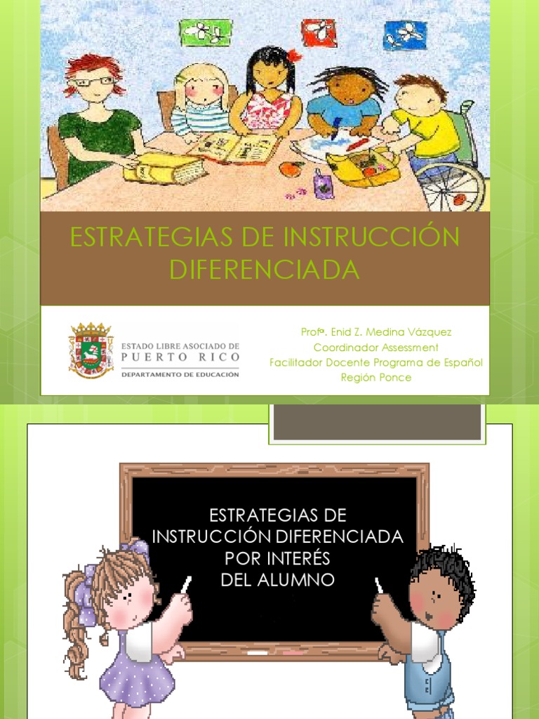 Instrucción Diferenciada | PDF | Instrucción diferenciada | Plan de ...