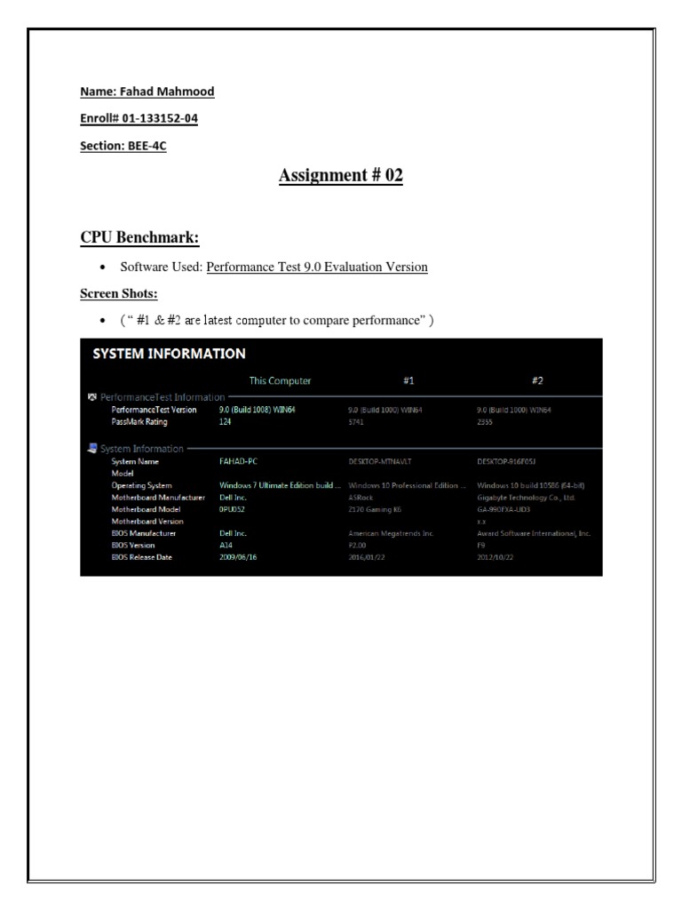 CAO Assignment#2 | PDF