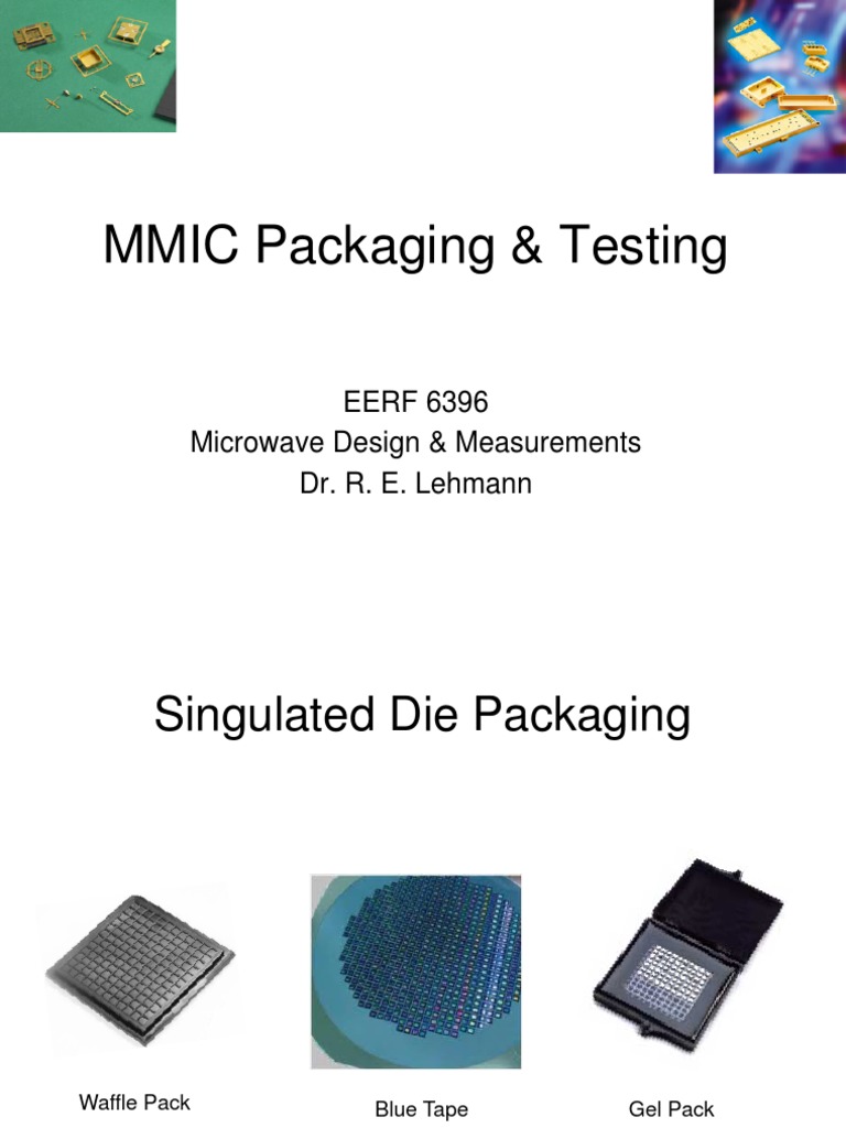 MMIC Design, Part 3 - Packaging & Testing | PDF | Solder | Chemistry