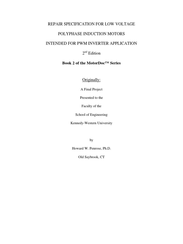 Repair Book | PDF | Power Inverter | Electric Motor