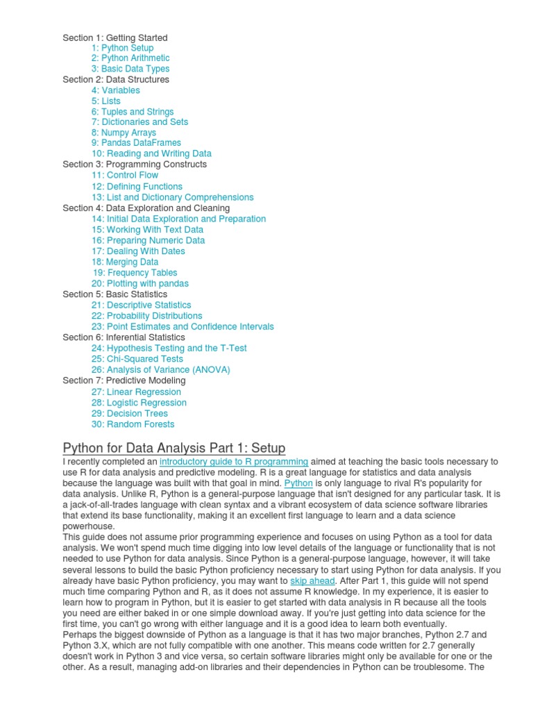 Data Analysis Tutorial Pdf Boolean Data Type Trigonometric Functions