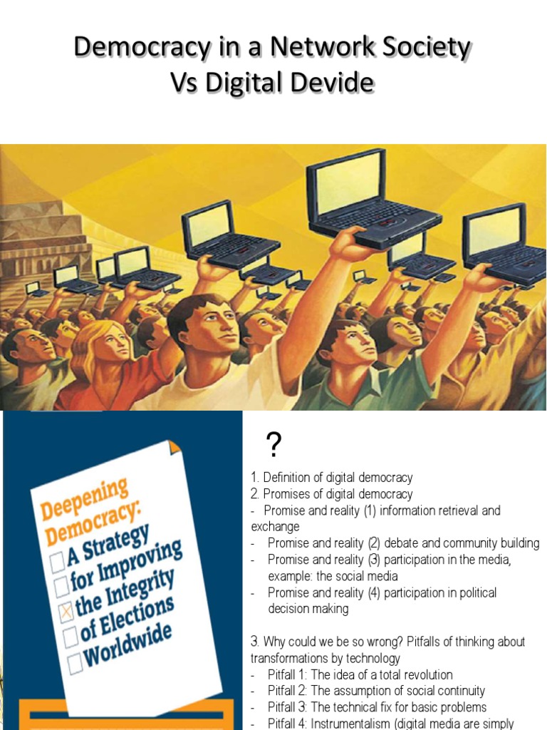Democracy in A Network Society Vs Digital Devide | PDF | Social Media ...