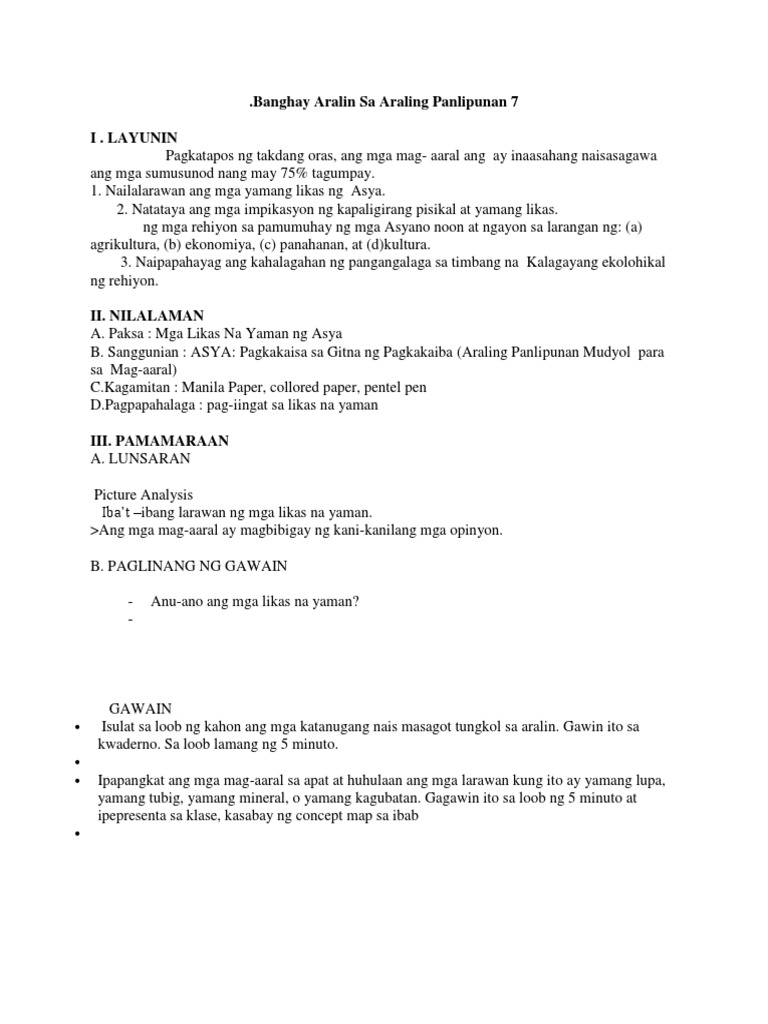 4a's LP Sa AP 7 | PDF