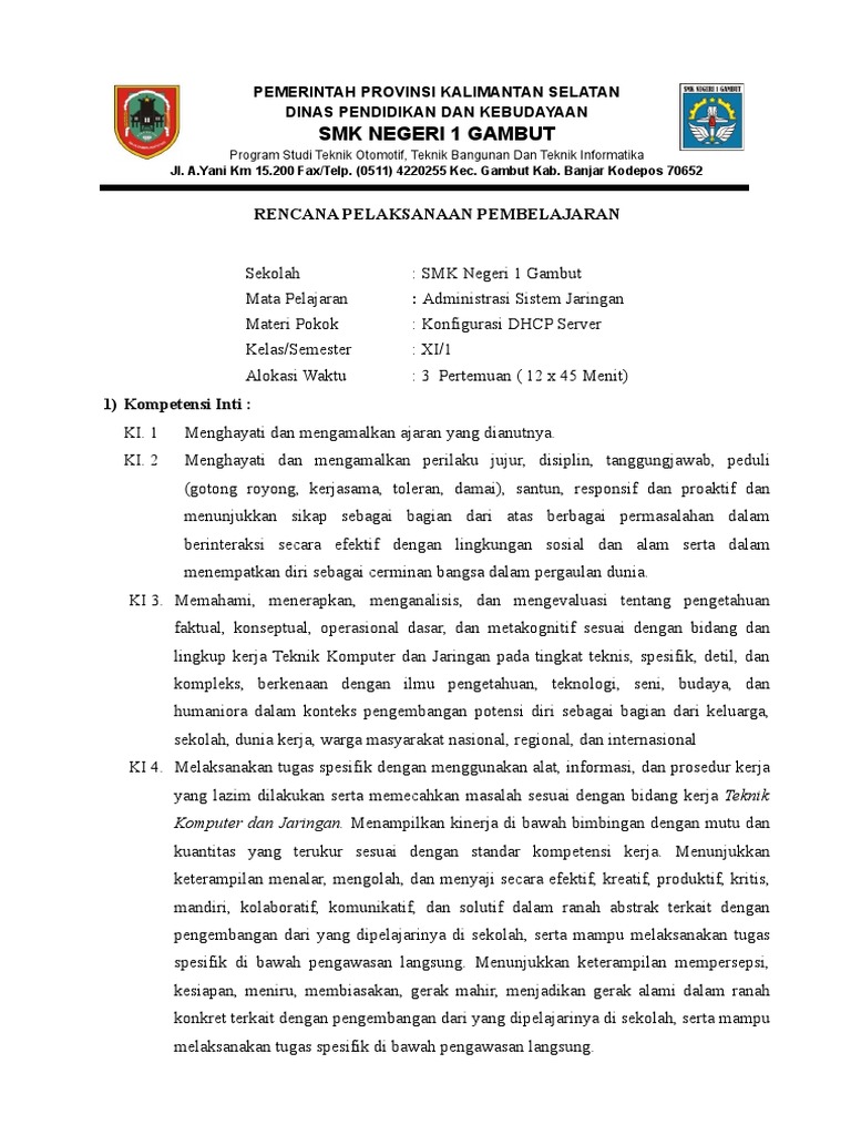 Pembagian Mata Pelajaran (KD AIJ Dan ASJ) 2018 | PDF | Karier & Perkembangan