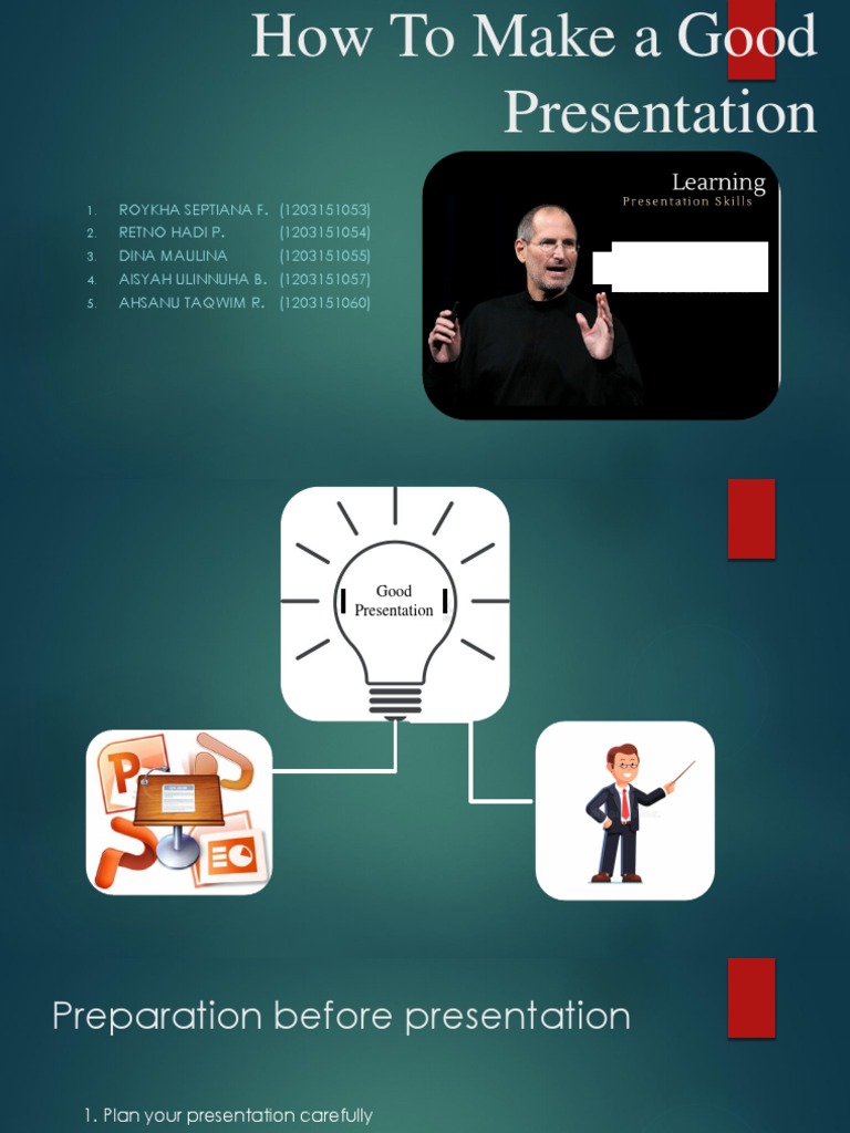 How To Make A Good Presentation | PDF