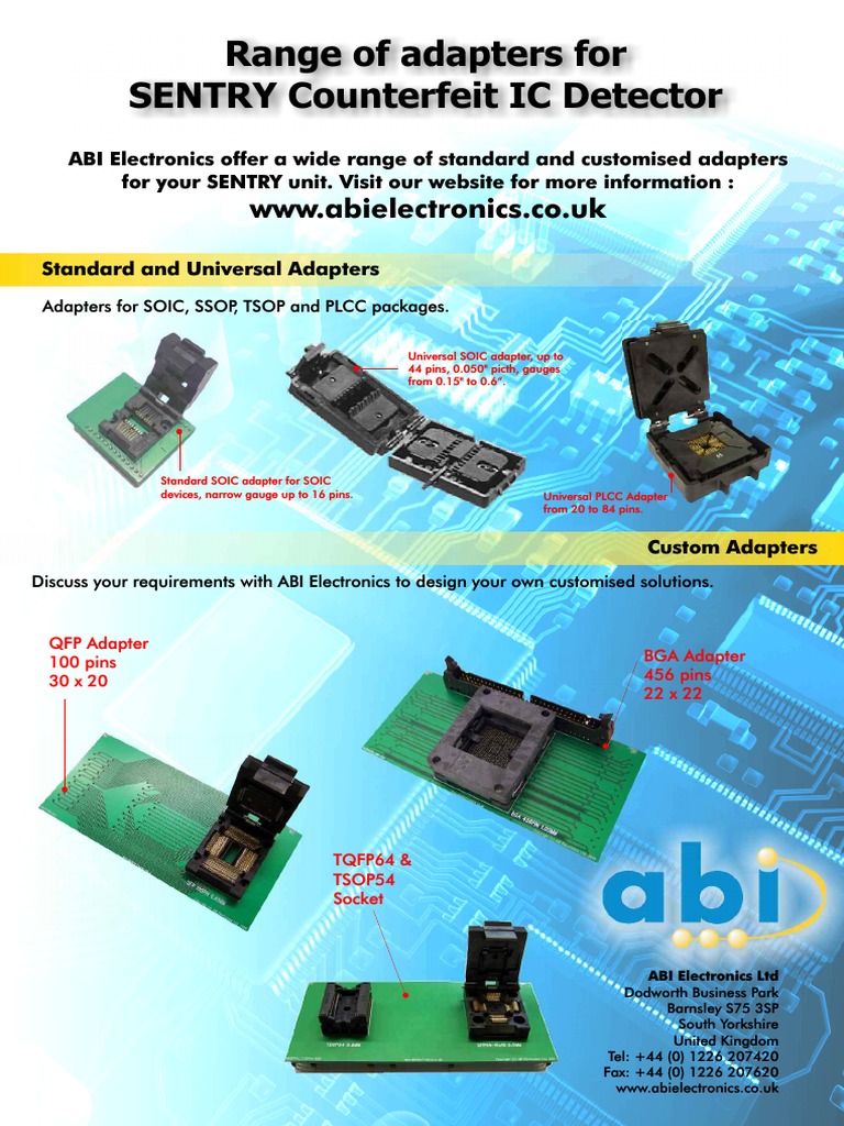 SENTRY Adapter Brochure | PDF | Digital Electronics | Semiconductor Devices