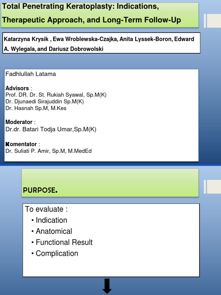 Jurnal Keratoplasty | PDF | Cornea | Ophthalmology