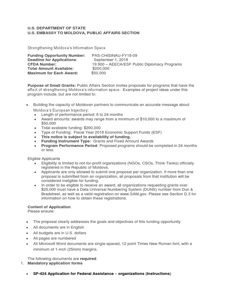 SF-424 Application For Federal Assistance - Organizations Instructions ...